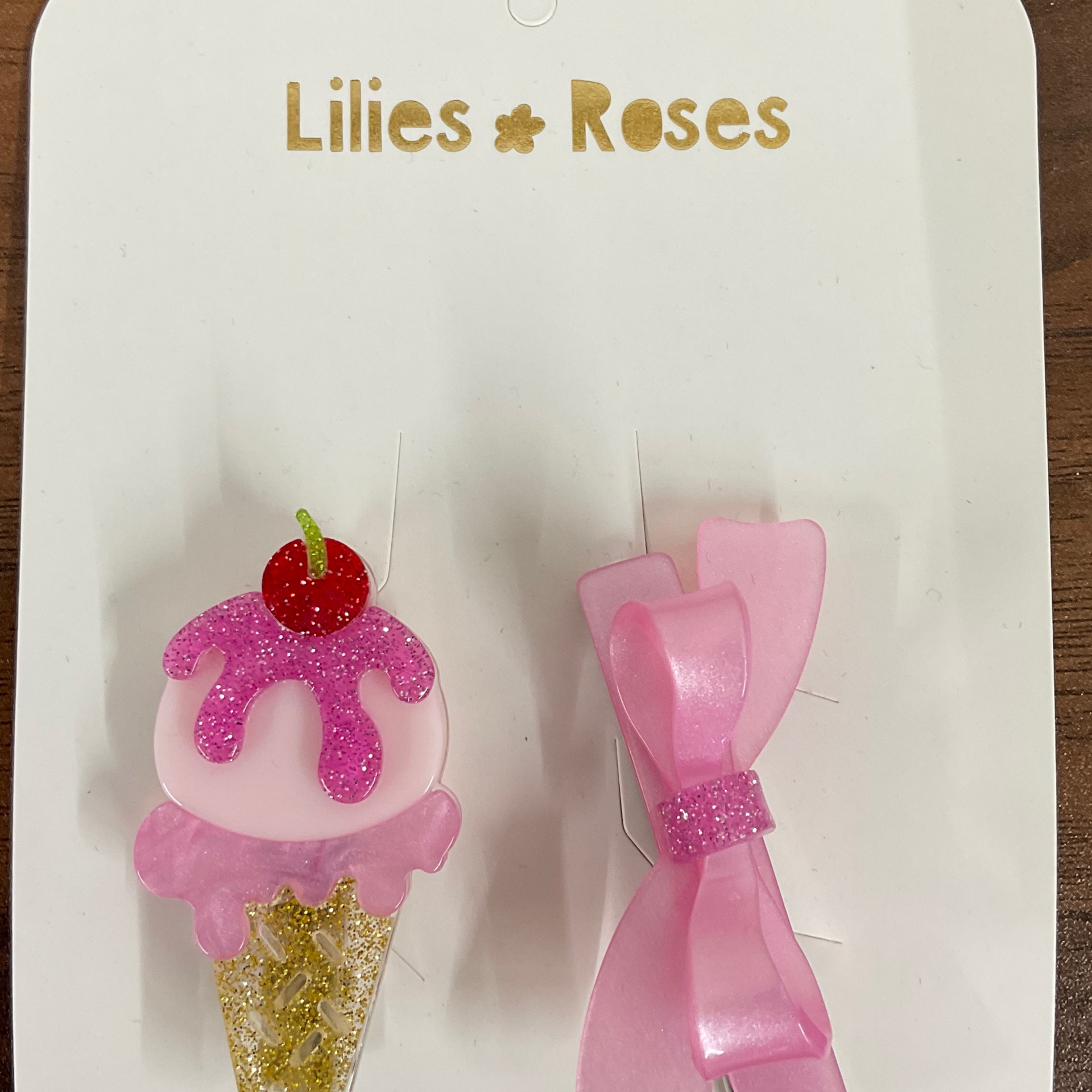 ICE CREAM CONE HAIR CLIPS – Two Preppy Girls Boutique